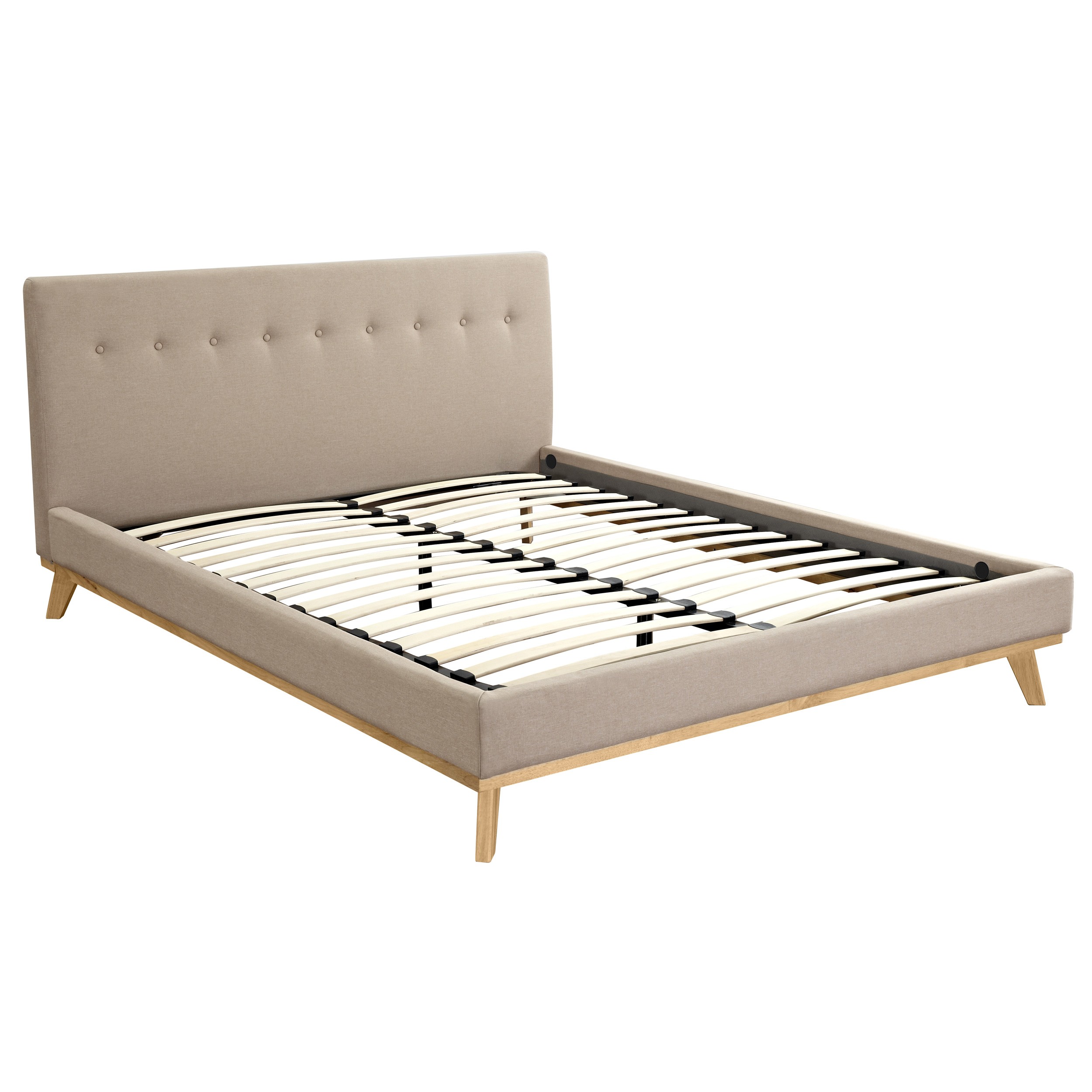 Lit Iryna 160x200 beige : commandez nos lits Iryna 160x200 beiges - RDV ...